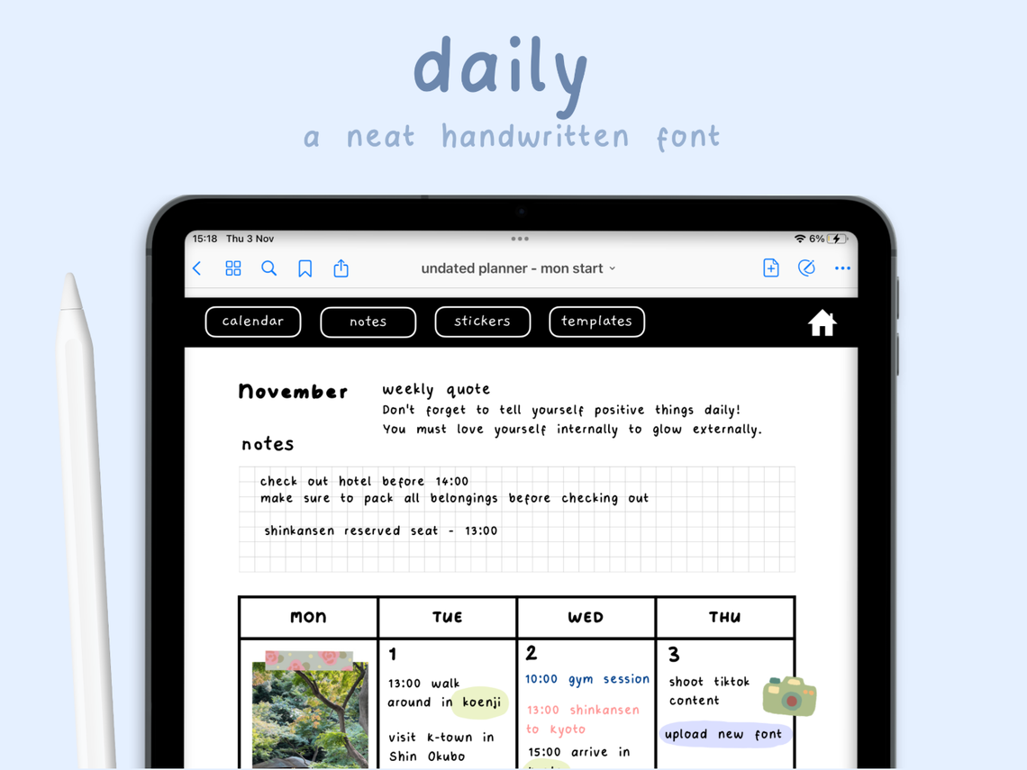Best Handwriting Fonts for Digital Note-Taking